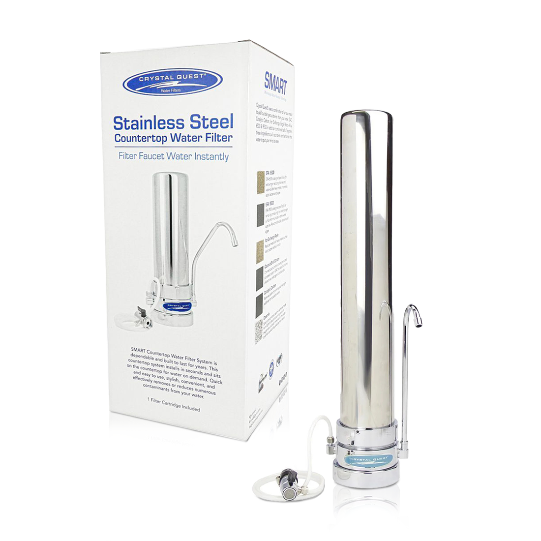 Countertop Water Filters By Crystal Quest Mfg | Filters 80,000 Gallon ...