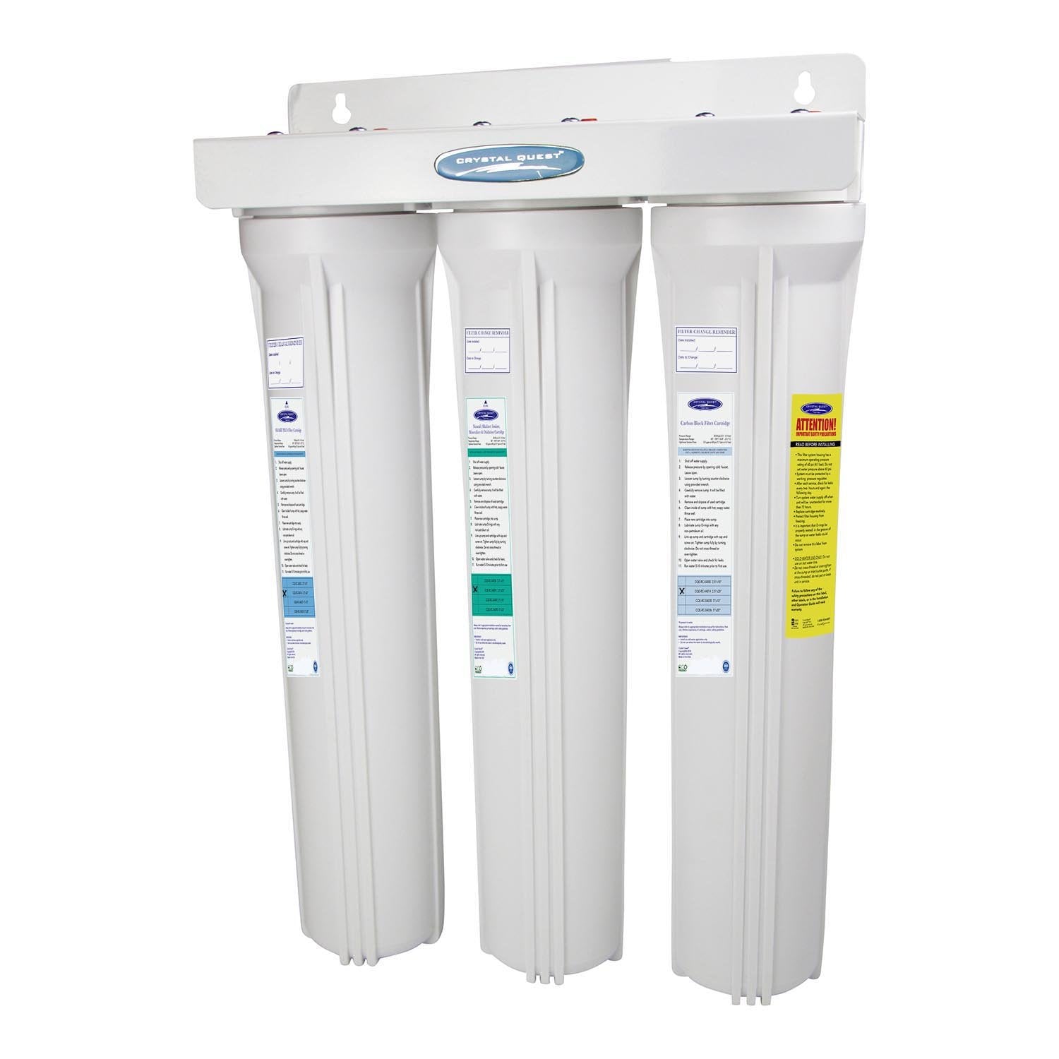 Slimline Whole House Water Filter for Alkalization | Crystal Quest ...