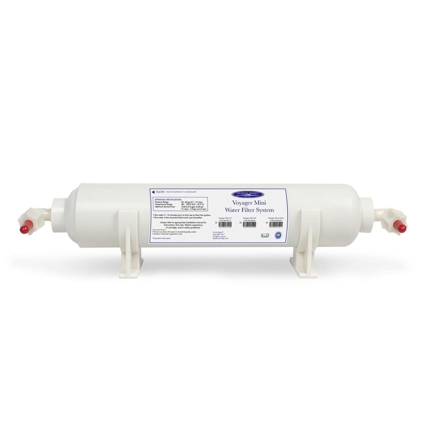 Voyager Mini Inline Water Filter System – Crystal Quest Water Filters